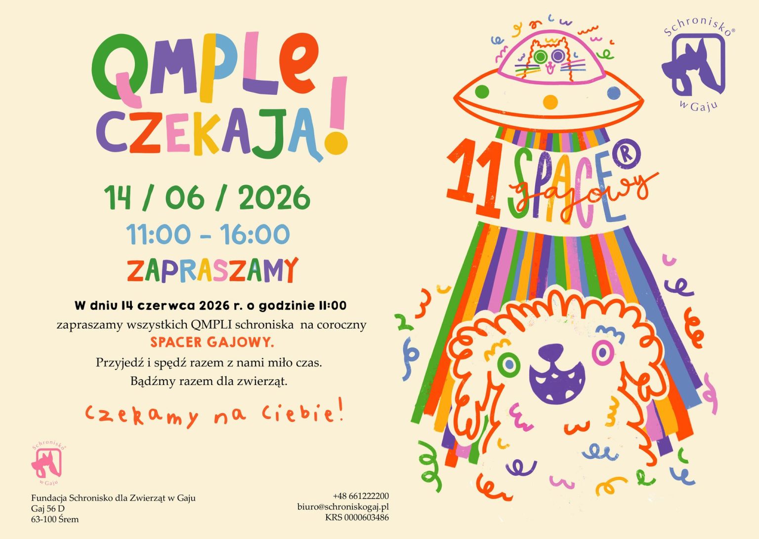 XI SPACER GAJOWY - 14.06.26 - Wpadnij do nas i baw się super ...